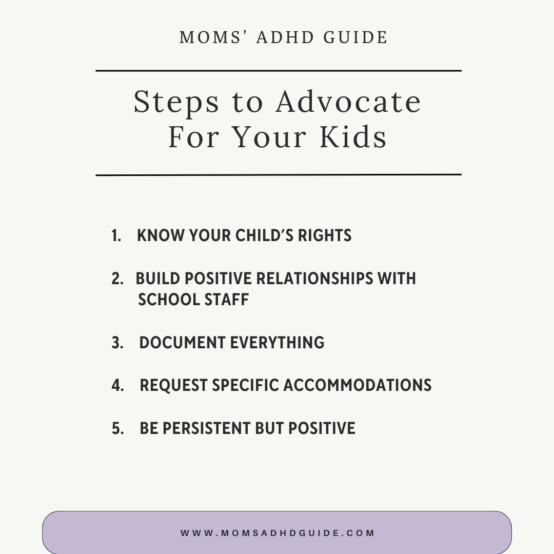 How to Advocate for your Child with ADHD at School – MOMS' ADHD GUIDE
